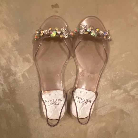 Stuart Weitzman | Shoes | Authentic Stuart Weitzman Clear Jelly With ...